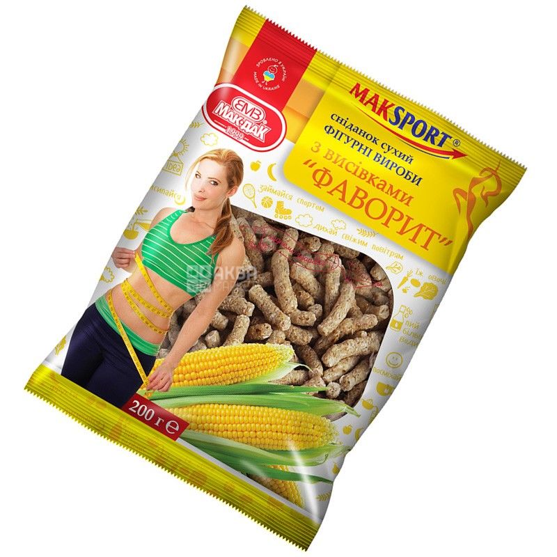 Купить Мак-даК, 200 г, фигурные изделия с отрубями, Фаворит, м/у в ...
