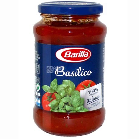 Barilla, 400 g, tomato sauce, Basilico, With basil, glass - buy Sauces ...