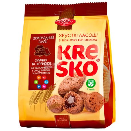Купити АВК, Kresko, 170 г, Печиво, Шоколадний смак в АкваМаркет - Ціна ...