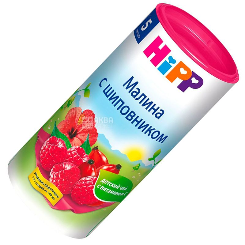HiPP, 200 g, Tea, Baby raspberry and rosehip, Tube - buy Children's tea ...