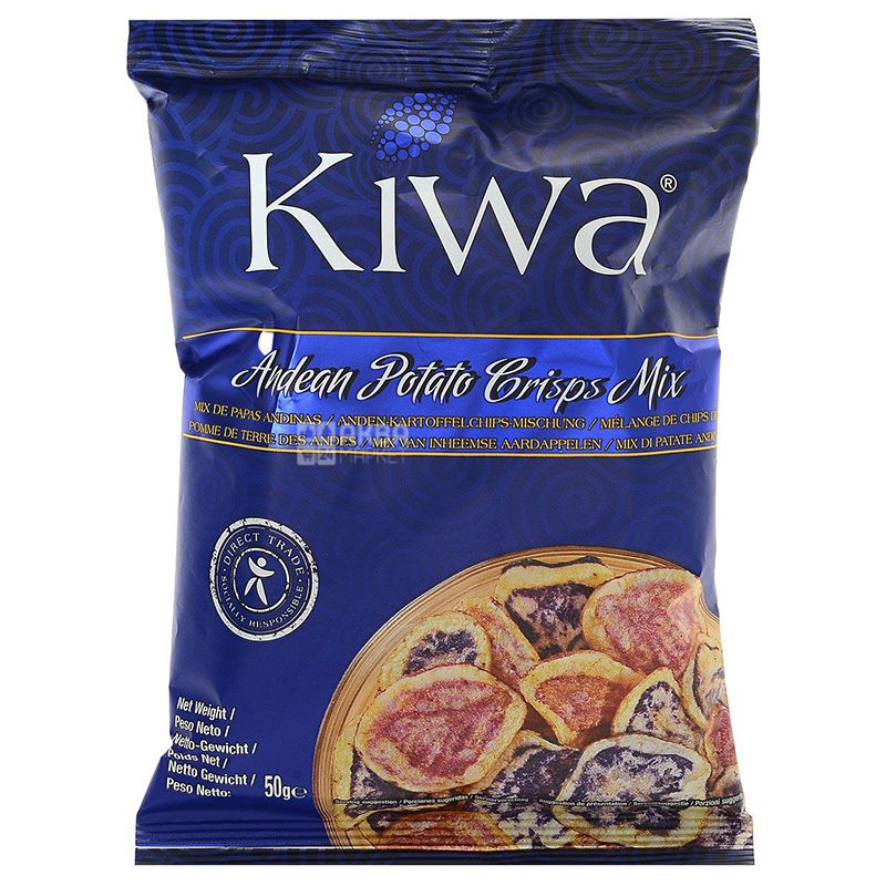 Buy Kiwa Assorted potato chips, 50 g, m / s with delivery, price and ...