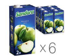 Sandora Juice apple, 2n, tetrapack, pack of 6pcs - buy The juice in ...
