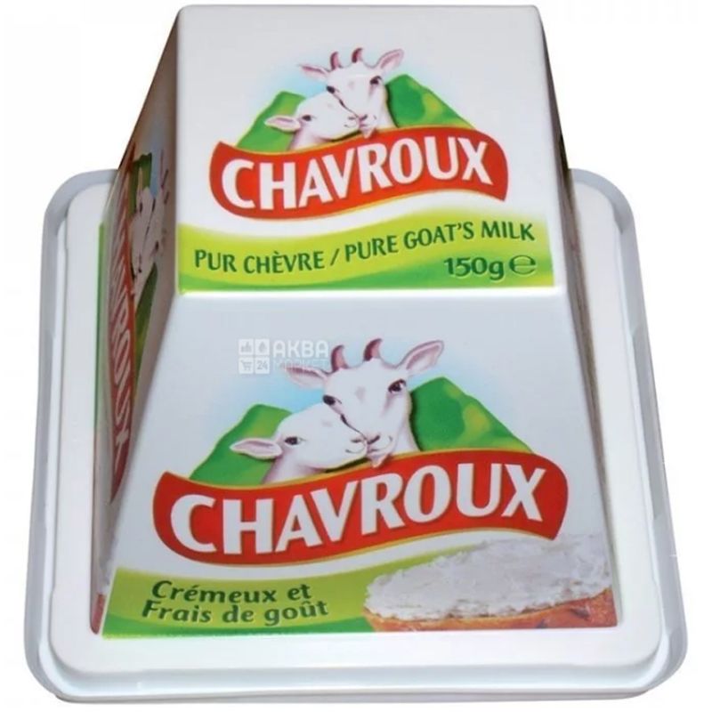 Goat cheese, pyramid, 49%, 150 g, TM Chavroux - buy Soft cheese ...