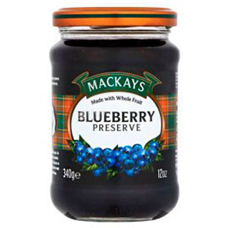 Buy Mackays, Jam Blueberry, 340 g with delivery, price and review in ...