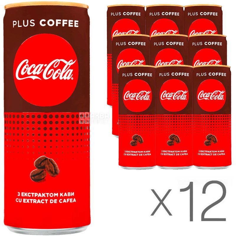 Coca-Cola Zero Coffee, 0,25 л, Напій Кока-Кола Зеро Кава ...