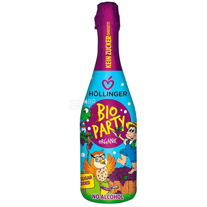 Hollinger, Bio Party, 0,75 л, Холлінгер, Шампанське для дітей ...