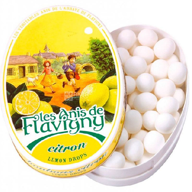 Anis de Flavigny, 50 г, Аніс де Флавіньї, Драже лимон Купити з ...