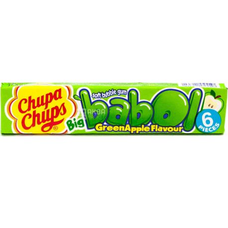 Buy Chupa Chups Big Babol, 27 g, Chewing Gum Apple with delivery, price and review in Aquamarket ...