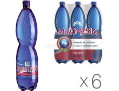 Magnesia, Упаковка 6 шт. х 1,5 л, Вода мінеральна з природним магнієм ...